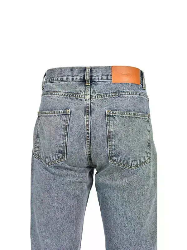 SECOND / LAYER Big Papi Logo-patch Jeans