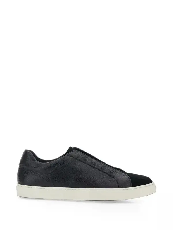 DOUCAL'S Spencer Grainy Slip-on Sneakers