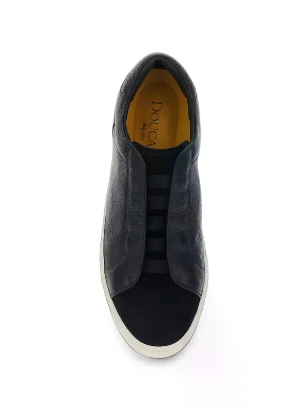 DOUCAL'S Spencer Grainy Slip-on Sneakers