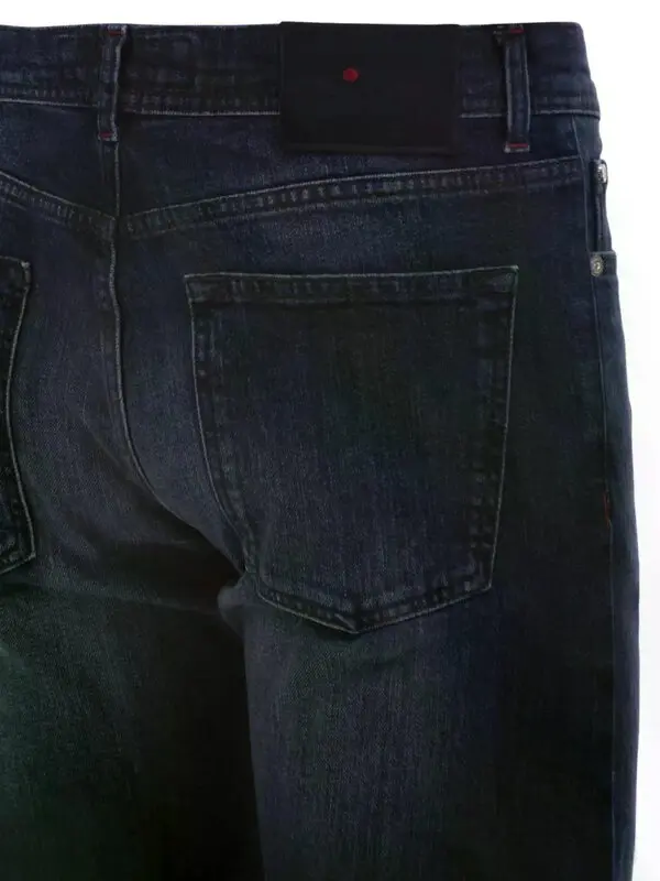 Kiton Faded-wash Five-pocket Slim-fit Jeans