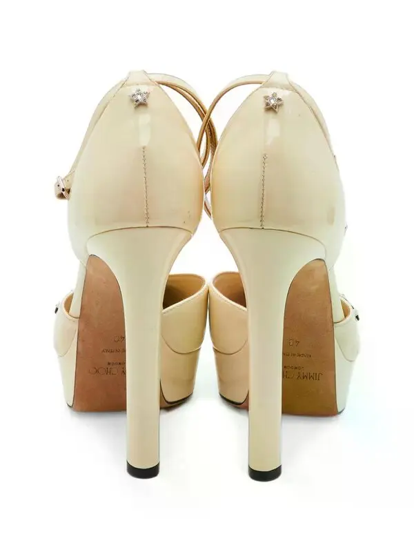 JIMMY CHOO Star-studded Platform Pumps