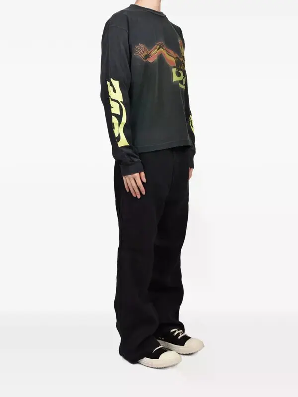 JUN/NAKAYAMA Graphic-print Long-sleeve T-shirt