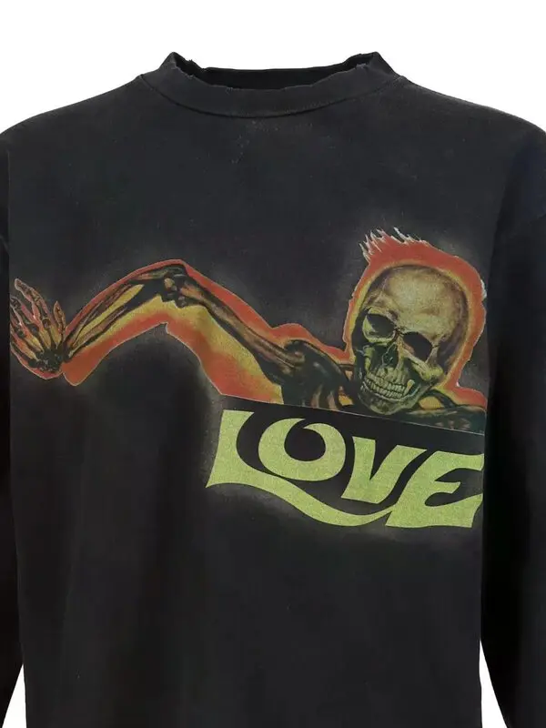 JUN/NAKAYAMA Graphic-print Long-sleeve T-shirt