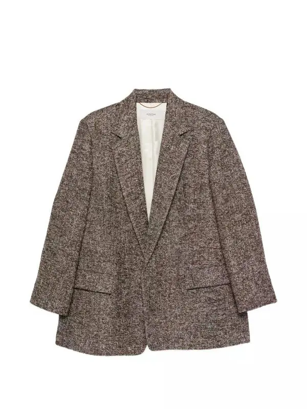 Agnona Tweed Notched-lapel Blazer
