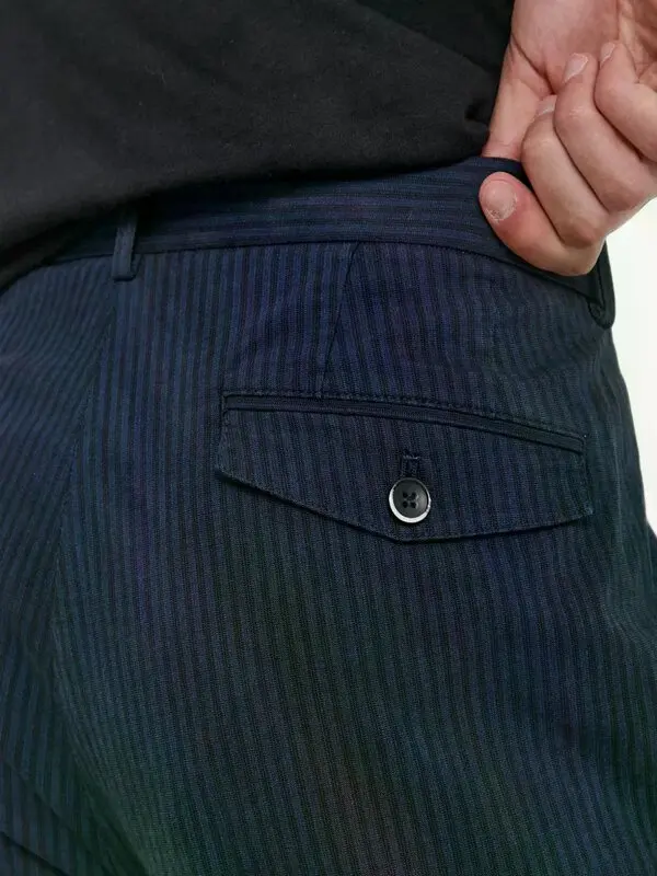 Sisley Pinstripe-pattern Chinos
