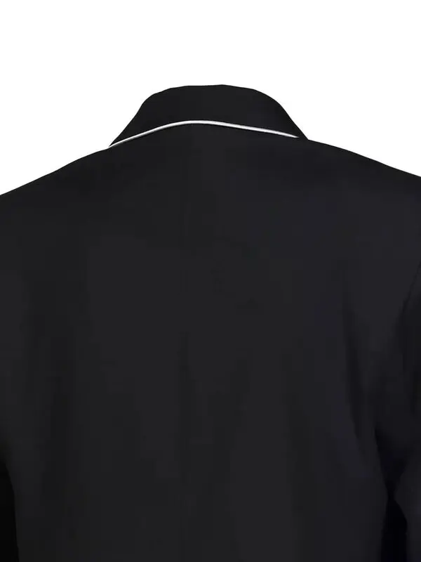 ERNEST W. BAKER Trim Double-breasted Blazer