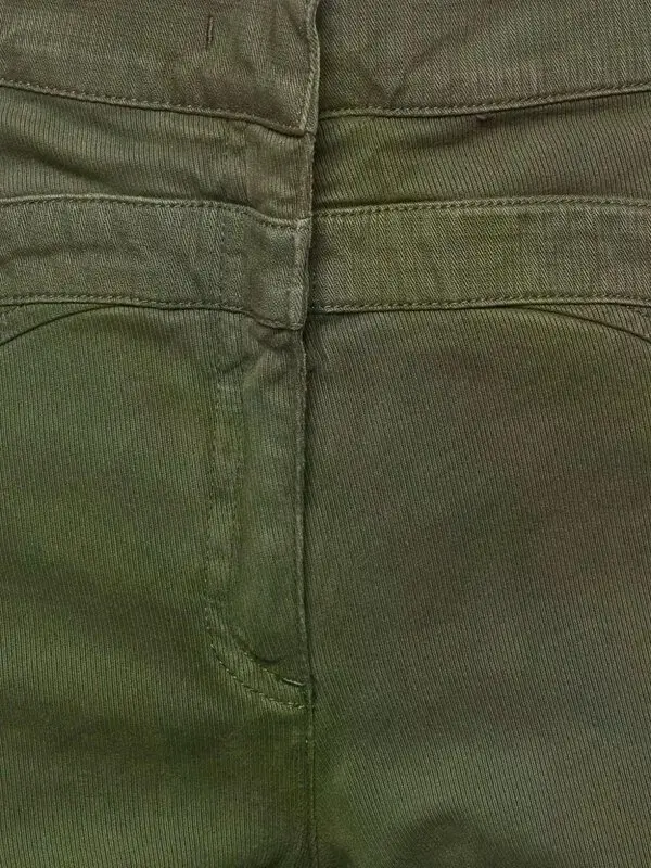 See By Chloé Cropped Panelled Straight-leg Trousers