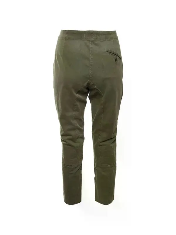 See By Chloé Cropped Panelled Straight-leg Trousers