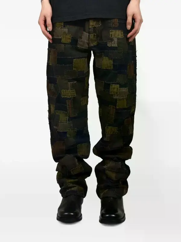 Matthew Williamson Boro Patchwork Straight-leg Jeans