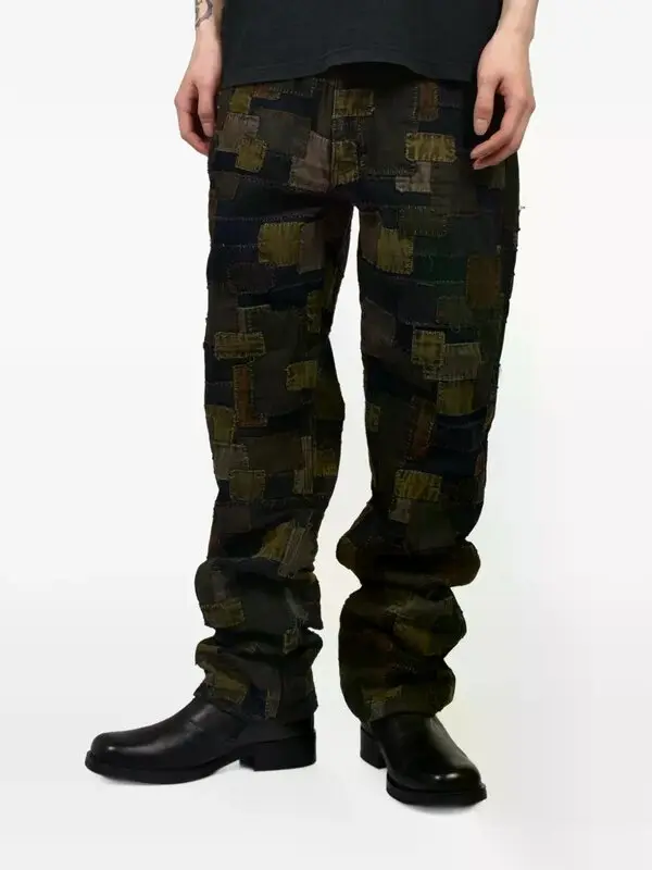 Matthew Williamson Boro Patchwork Straight-leg Jeans