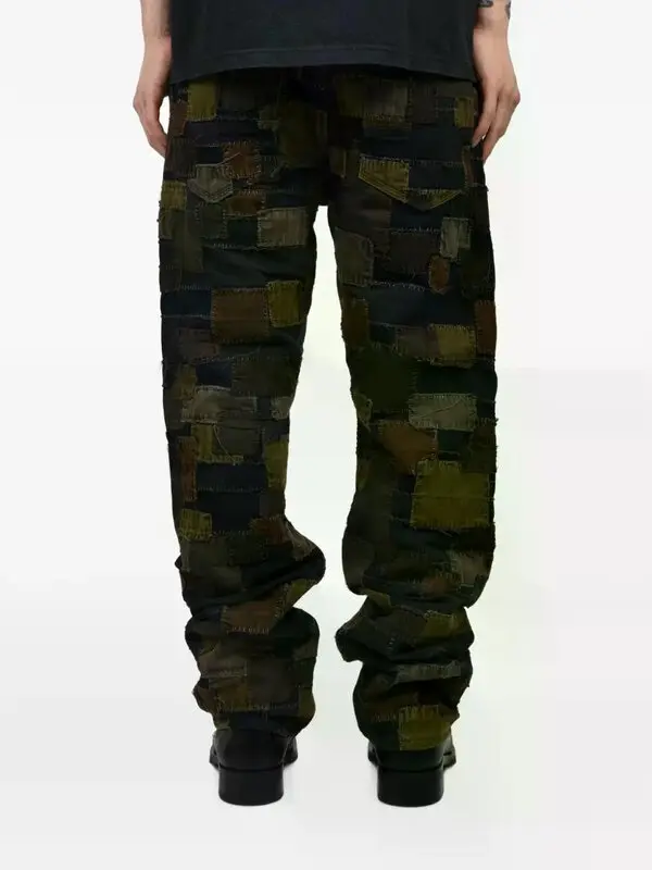 Matthew Williamson Boro Patchwork Straight-leg Jeans