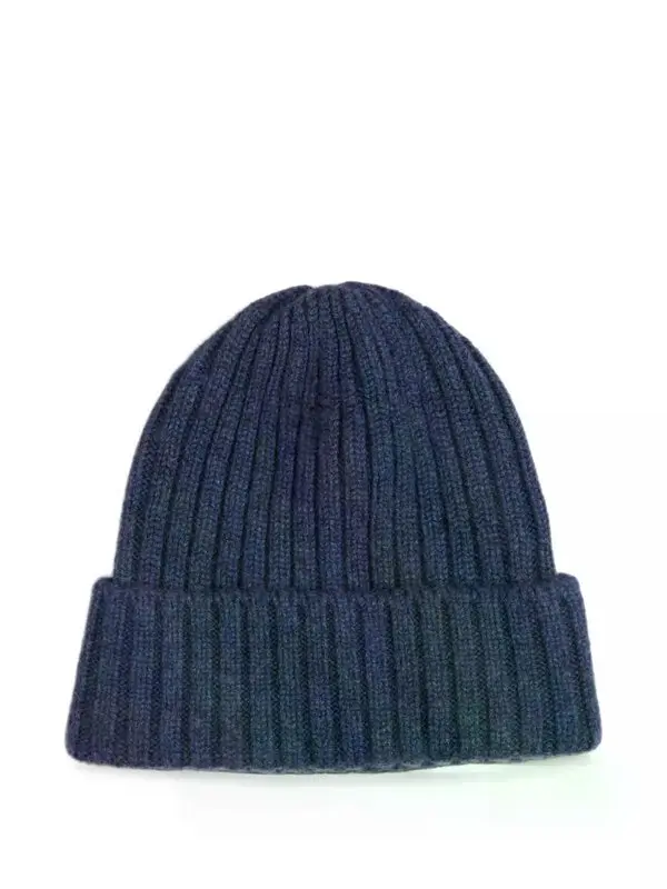 Fedeli Ribbed Cashmere Beanie Hat