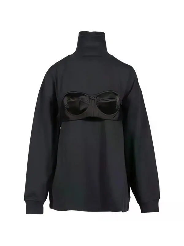 Vaquera Balconette-bra Turtleneck Sweatshirt