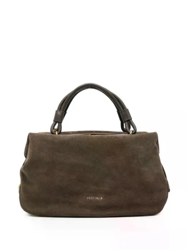 COCCINELLE Suede-finish Leather Tote Bag