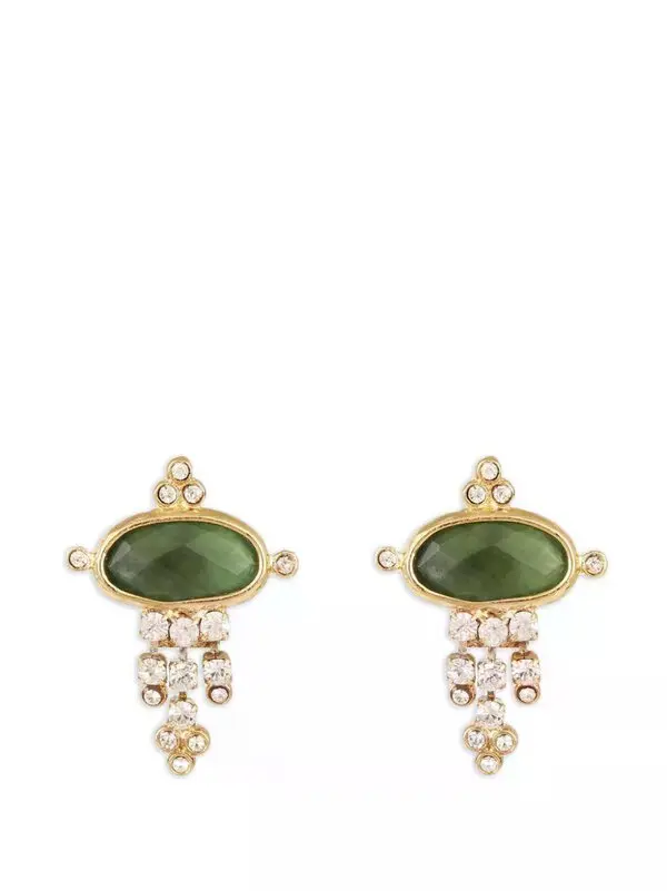 Gas Bijoux Tiki Serpentine-embellished Earrings - Gold