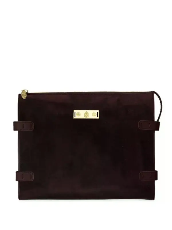 Tyler Ellis Dean Messenger Suede Crossbody Bag