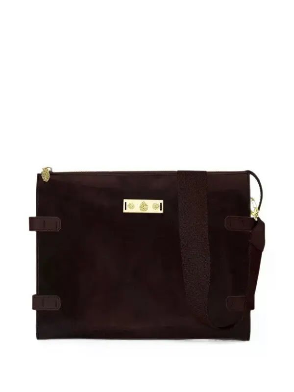 Tyler Ellis Dean Messenger Suede Crossbody Bag