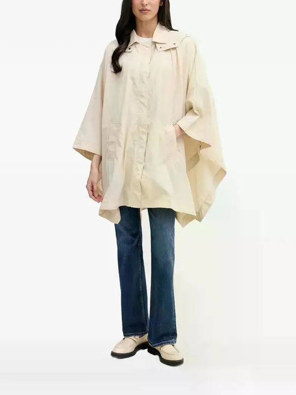 Sisley Hooded Raincoat - Neutrals