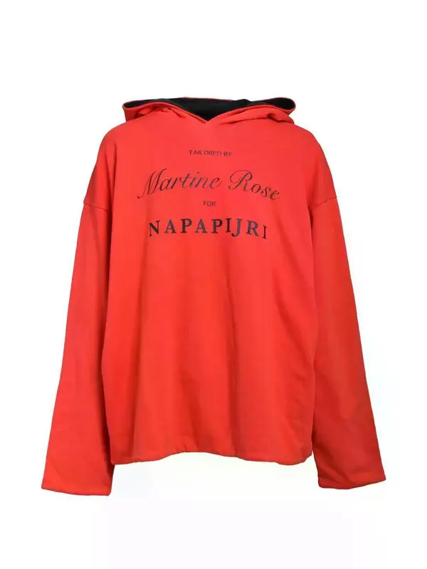 NAPA BY MARTINE ROSE Reversible Logo-print Hoodie