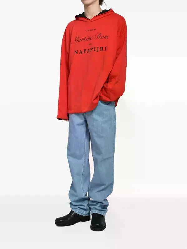 NAPA BY MARTINE ROSE Reversible Logo-print Hoodie