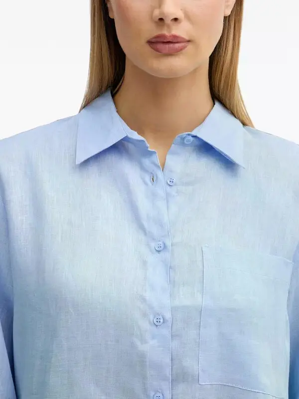 Sisley Chest-pocket Button-up Shirt