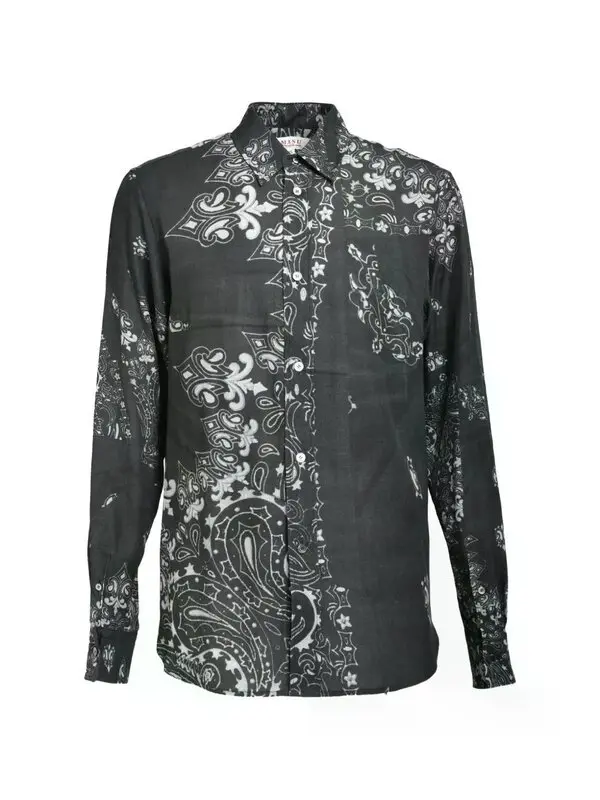 MASU Paisley-print Shirt