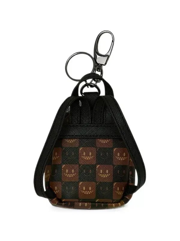 SPRAYGROUND Sharks In Paris Grin & Grind Keychain - Brown