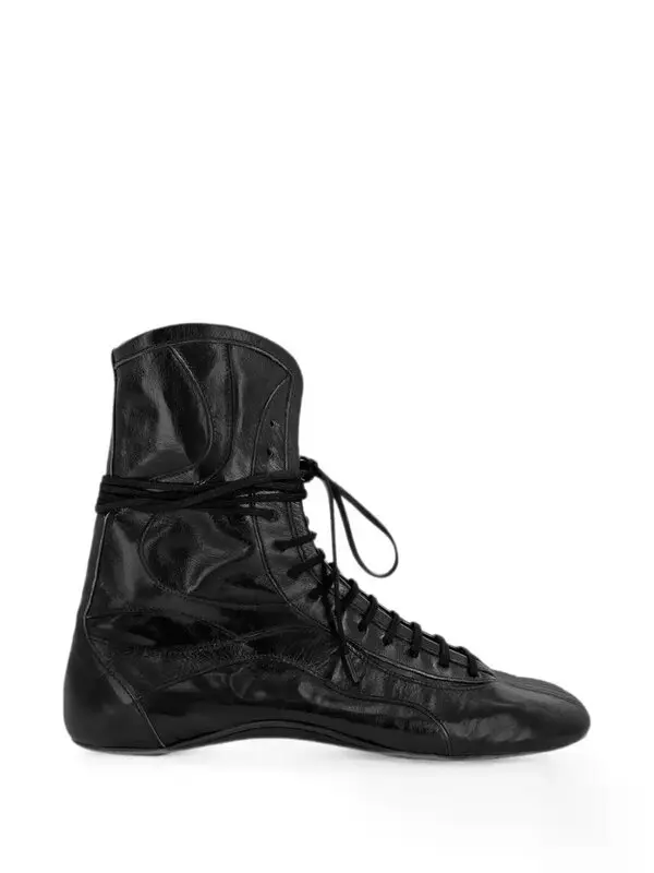 Dries Van Noten Leather High-top Sneakers