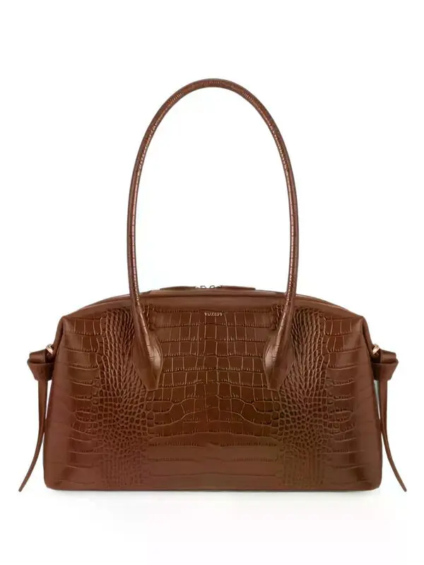 Yuzefi Brioche Croc-effect Leather Shoulder Bag