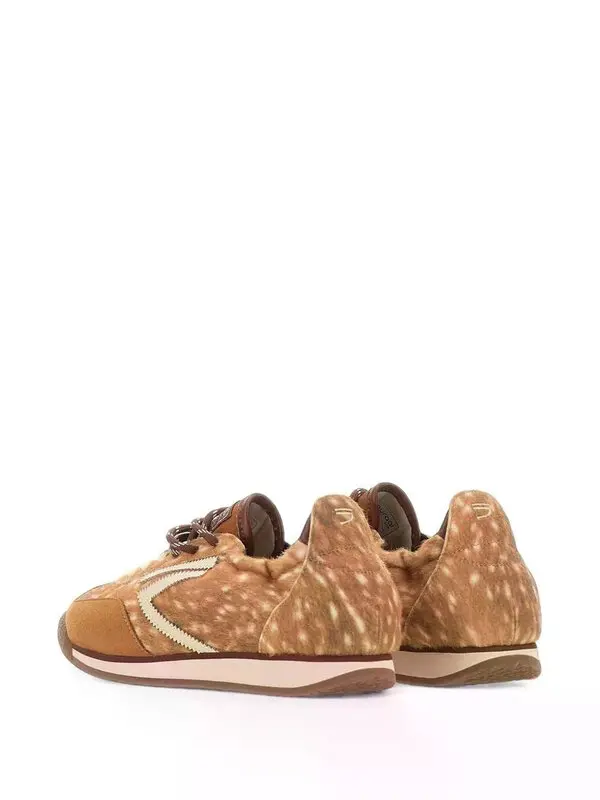 PURAAI Panther Animal-print Low-top Sneakers