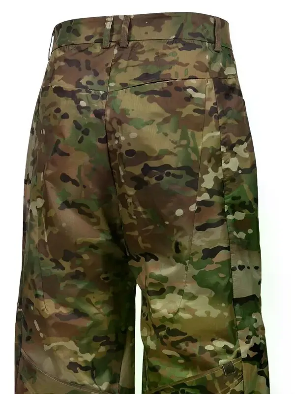 XLIM Ep.9 01 Camouflage-print Wide-leg Trousers