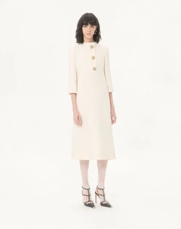 Valentino Garavani Crepe Couture Midi Dress