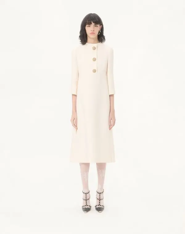 Valentino Garavani Crepe Couture Midi Dress