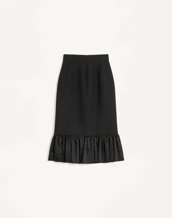Valentino Garavani Crepe Couture Midi Skirt