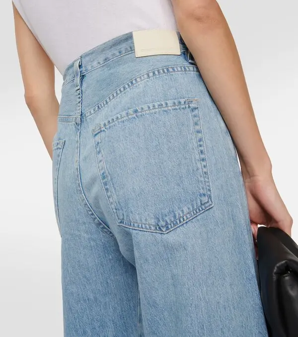 Citizens Of Humanity Low-rise Wide-leg Jeans - Blue