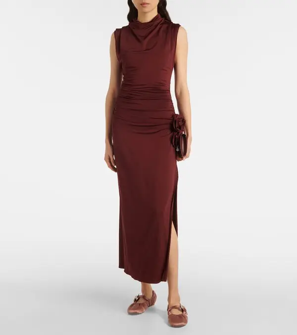 Paris Texas Sveva Satin Ballet Flats