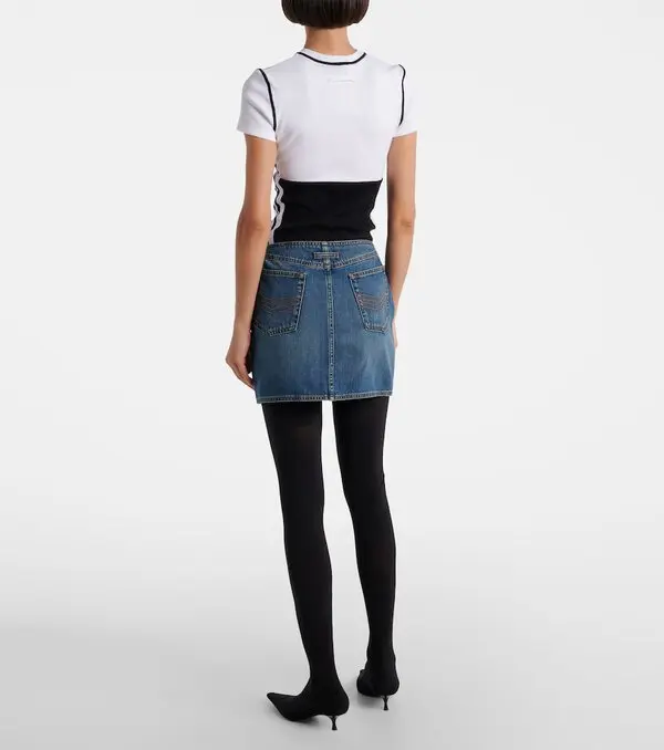 JEAN PAUL GAULTIER Denim Miniskirt