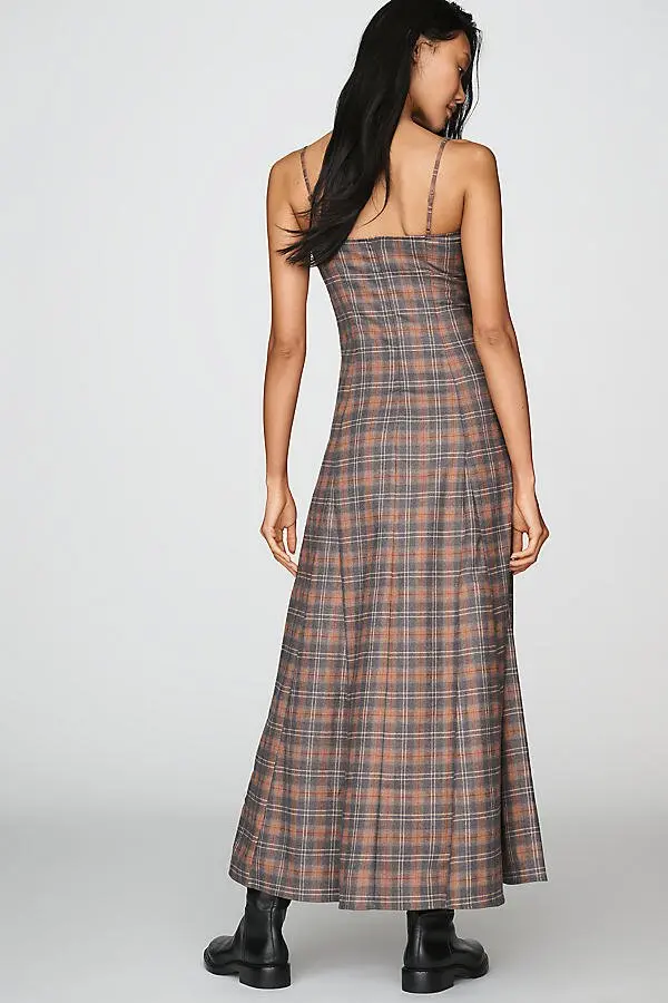 ROWING BLAZERS 100% Cotton Midi Dress