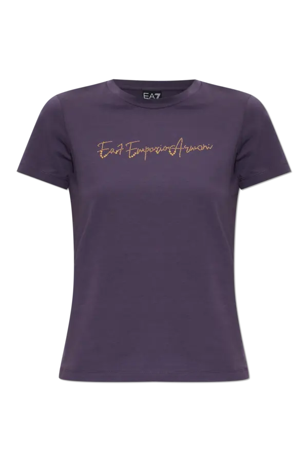 EA7 Sequin Logo T-shirt