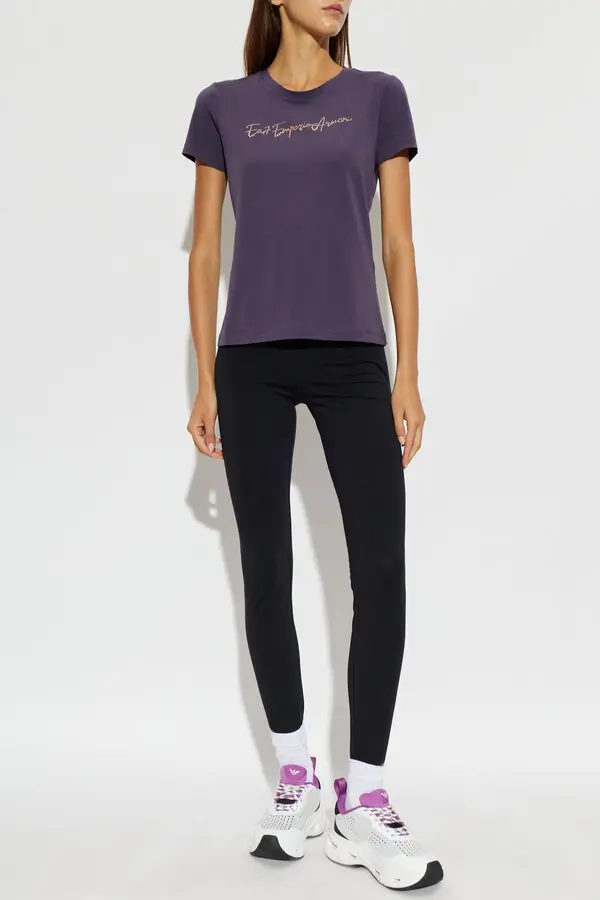 EA7 Sequin Logo T-shirt