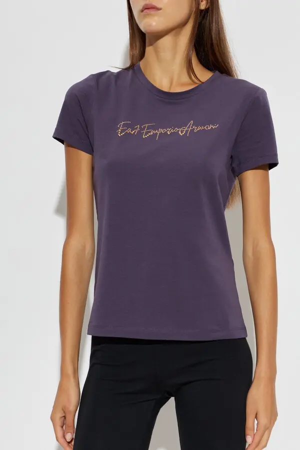 EA7 Sequin Logo T-shirt