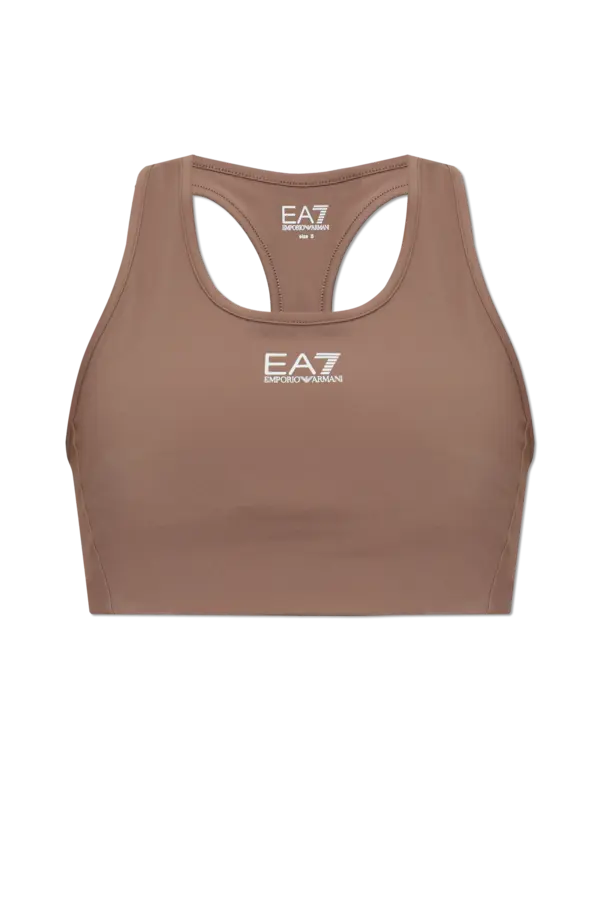 EA7 Short Training Top - Brown