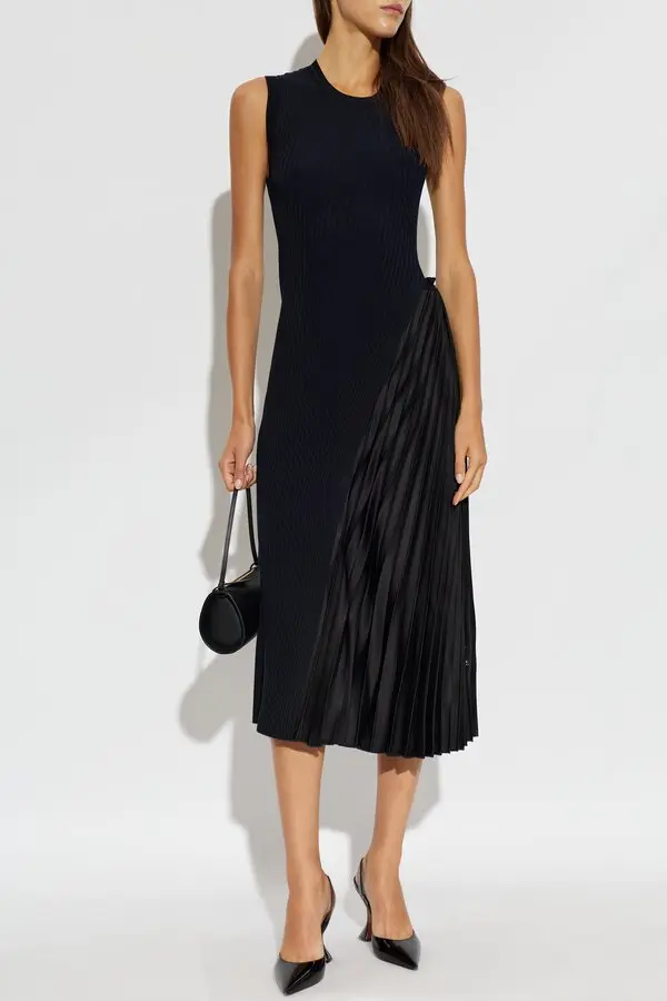 Emporio Armani Dress With A Pleated Insert