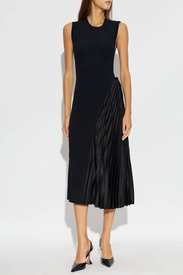 Emporio Armani Dress With A Pleated Insert