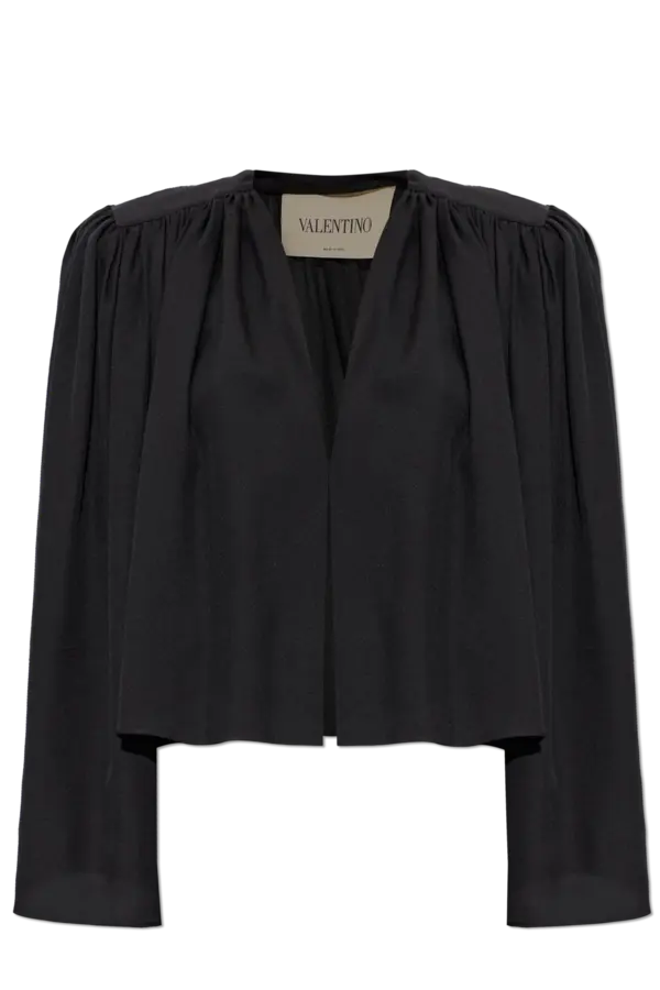 Valentino Garavani Silk Cardigan - Black