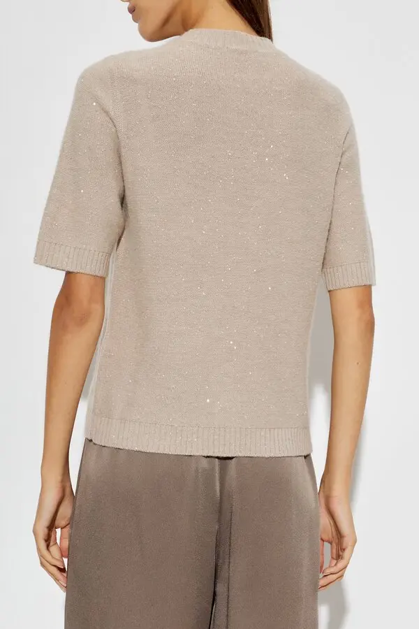 Fabiana Filippi Top With Shimmering Sequins