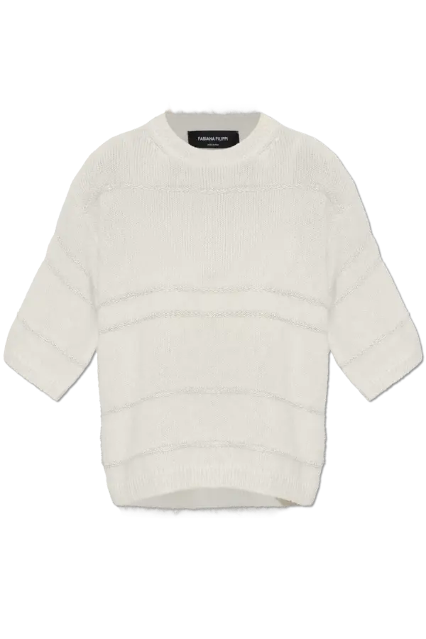 Fabiana Filippi Sequin-embellished Sweater - Cream