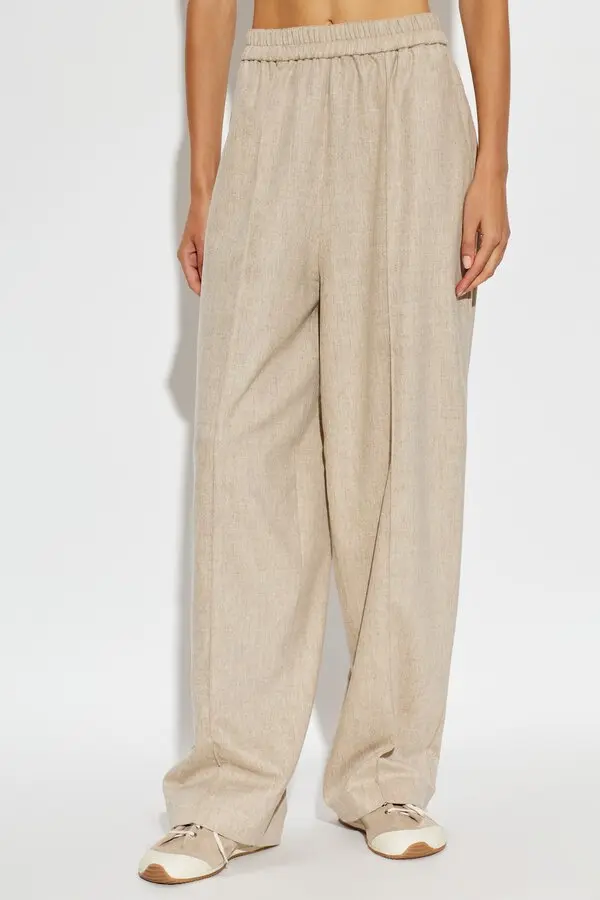 Fabiana Filippi Wool Trousers With Crease