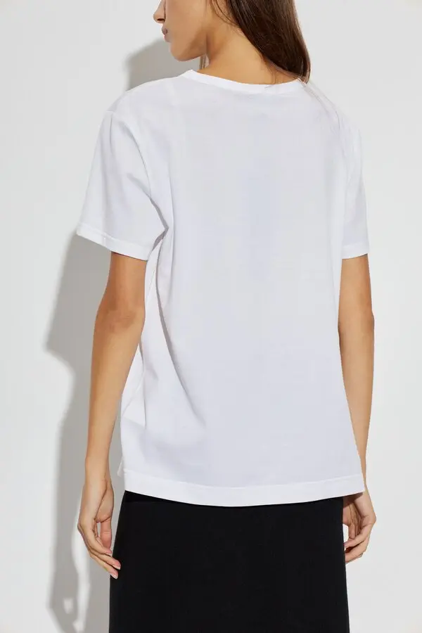 Fabiana Filippi Sequin-embellished T-shirt - White