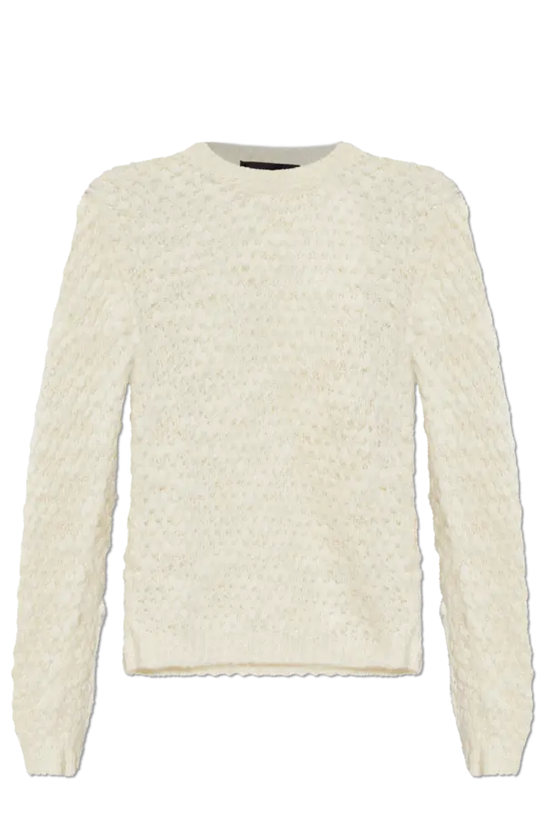 Fabiana Filippi Sequin Embellished Wool-blend Sweater - Cream